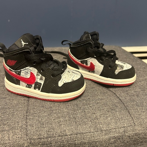 Jordan | Shoes | Baby Air Jordan Mid Se Newspaper Air Times Shoes Size ...